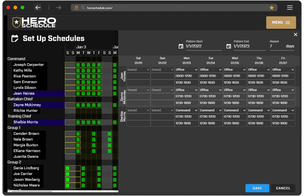 Fire Department Scheduling Software Hero Schedule fire-department-scheduling-software-hero-schedule