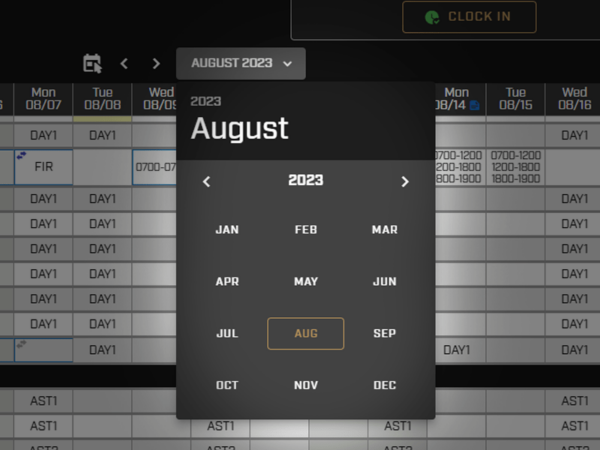 Main Schedule View | See your agency's schedule in one place