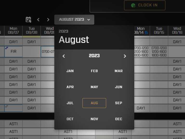 Main Schedule View | See your agency's schedule in one place