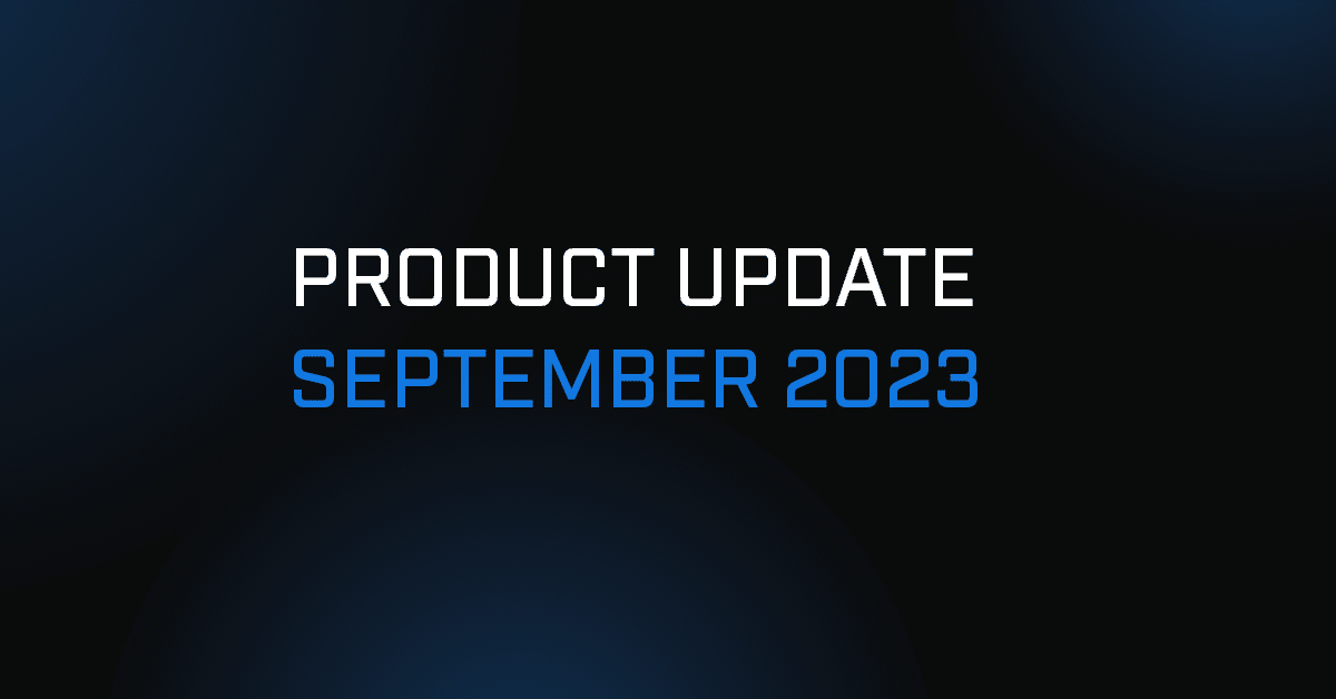 Product Updates [September 2023] · Hero Schedule