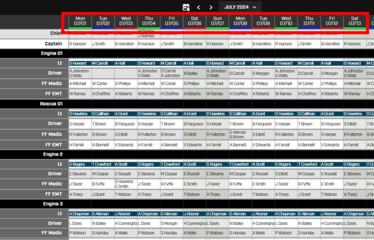 Fire Department Scheduling Software · Hero Schedule